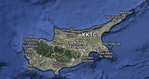Kıbrıs Uydu Görüntüsü Haritası - Canlı izle